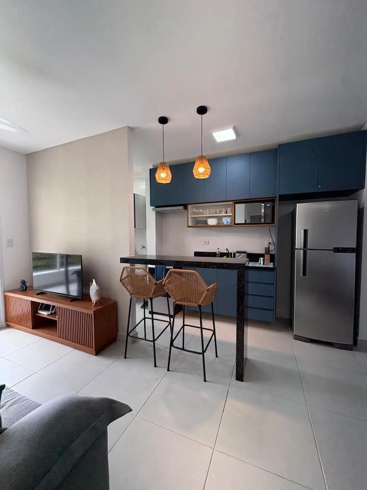 Apartamento Novo E Moderno No Coração De Ubatuba - Ubatuba