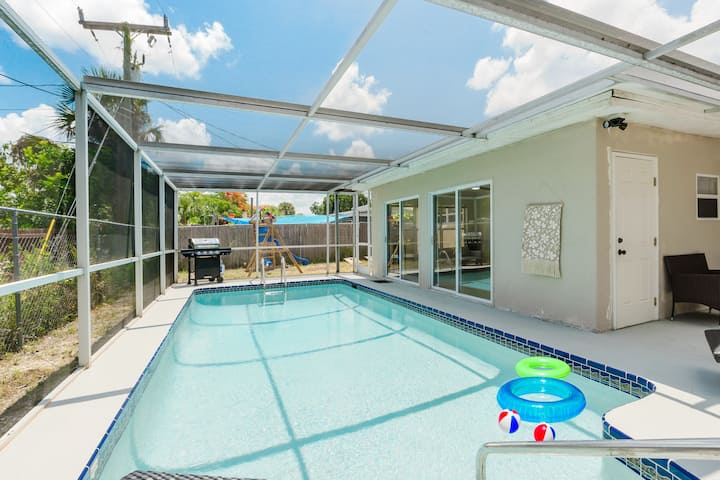 Florida Paradise5 Min Du Centre-ville Piscine Aire De Jeux - North Fort Myers, FL
