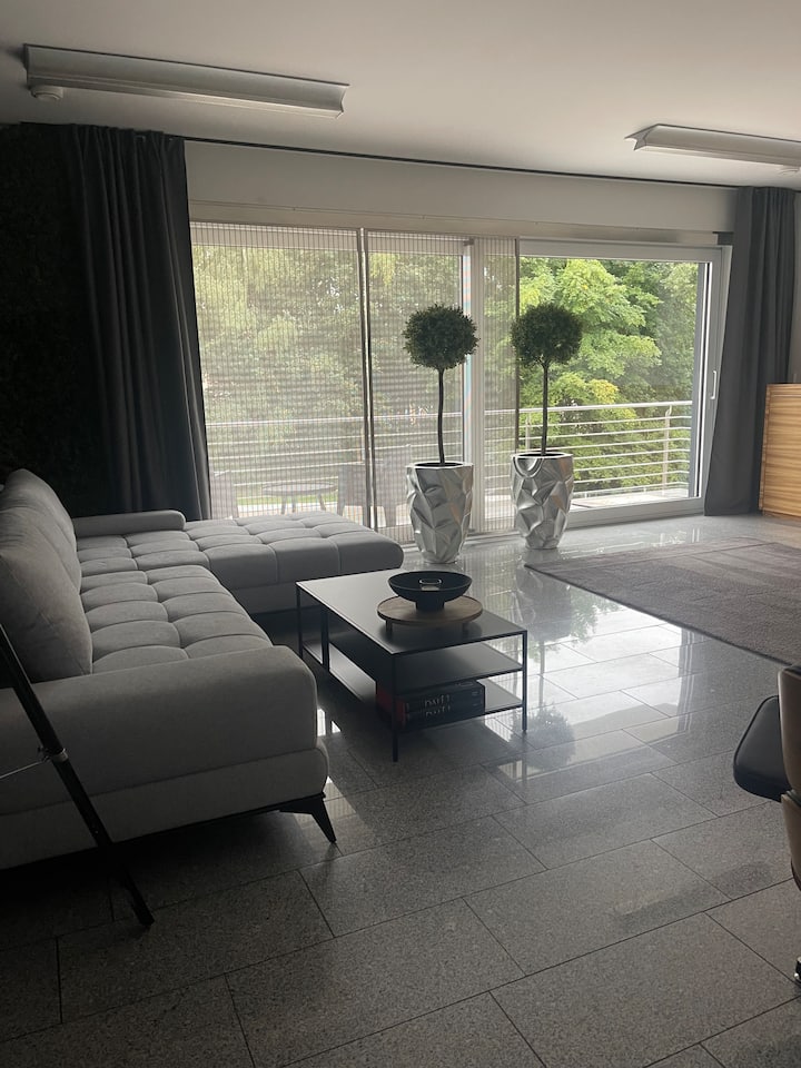 Sonnenloft Mit Dachterrasse & Modernem Design - 파사우