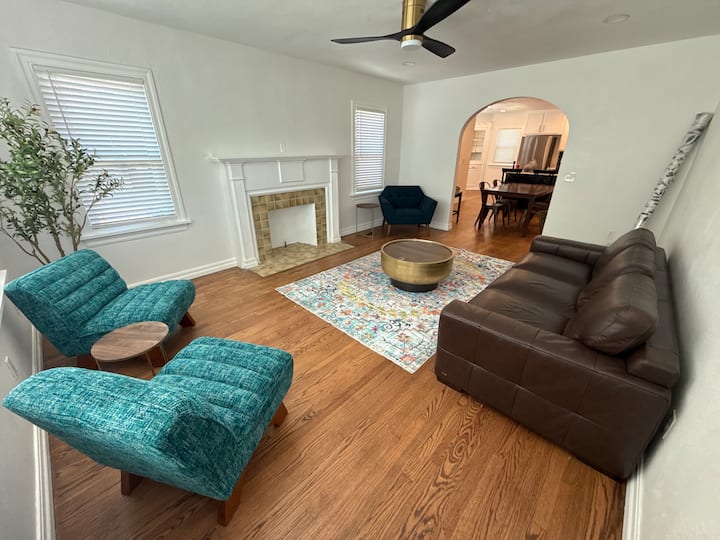 Modern Historic Home Near Ou Med And Va - Deep Deuce - Oklahoma City