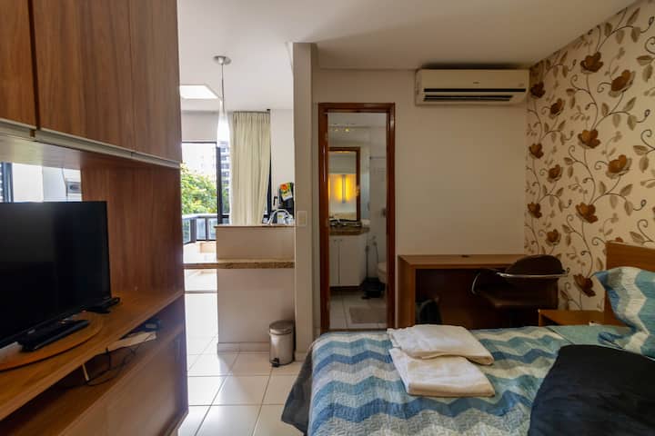 Studio Moderno No Setor Oeste – Próx. Praça Do Sol - Goiânia