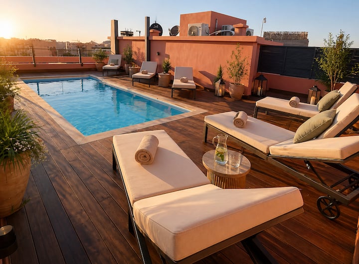 Elegant Apartment In Hivernage Gueliz - Marrakesh