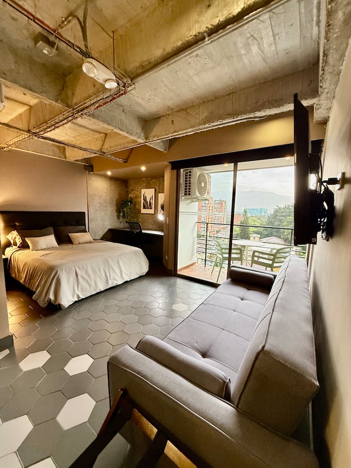 Acogedor Apt, El Poblado, Vista+aire Acondicionado - Medellin, Antioquia, Colombia