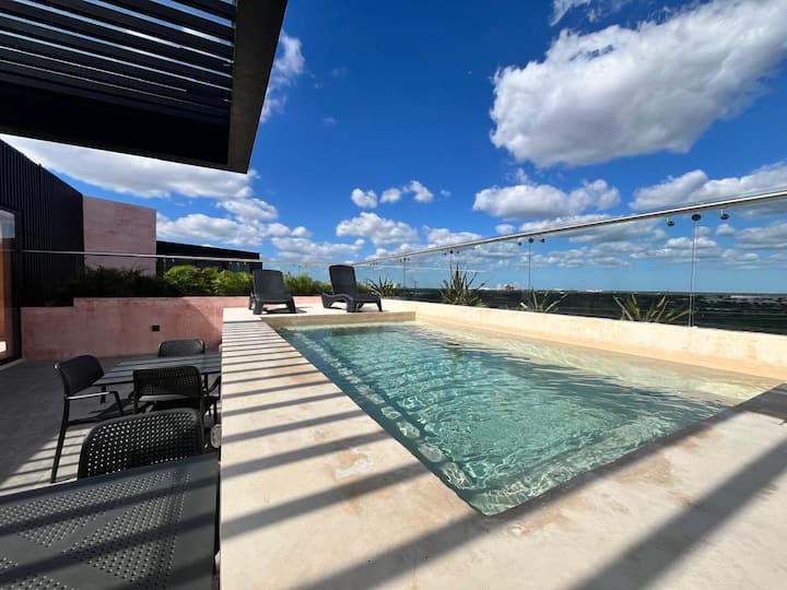 Departamento | Pool & Gym | Pet Friendly - Mérida