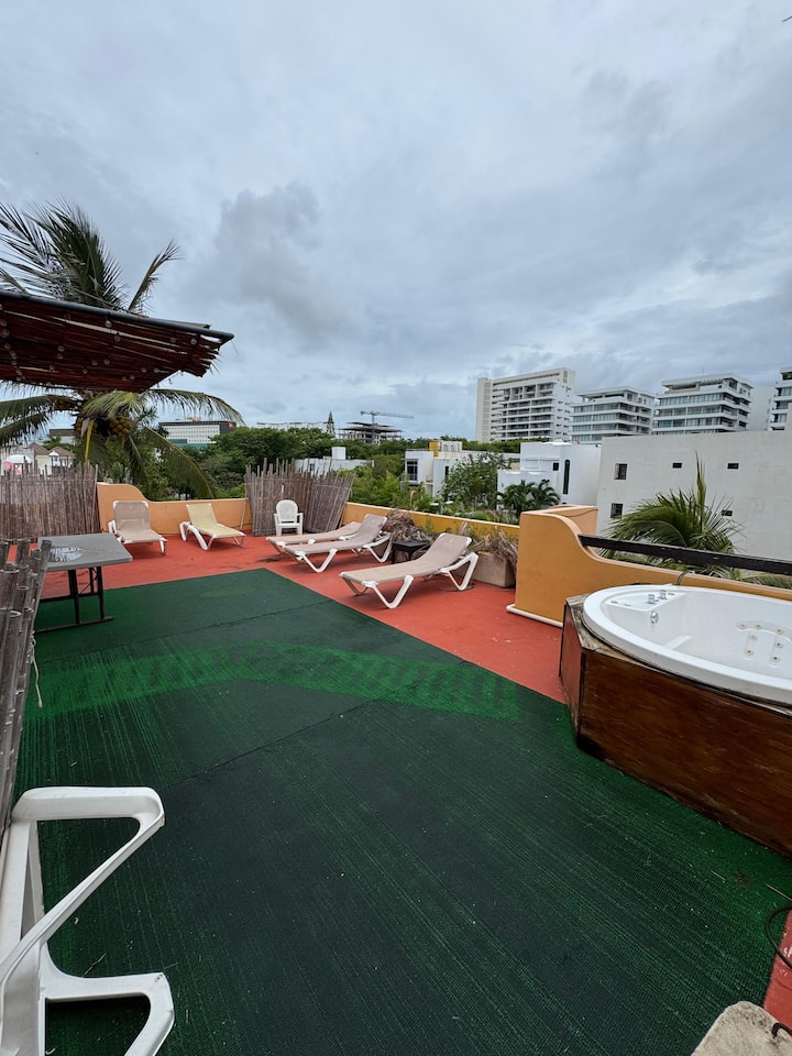 Casa Con Jacuzzi Y Alberca Privada A 5 Min De Zh - Cancún