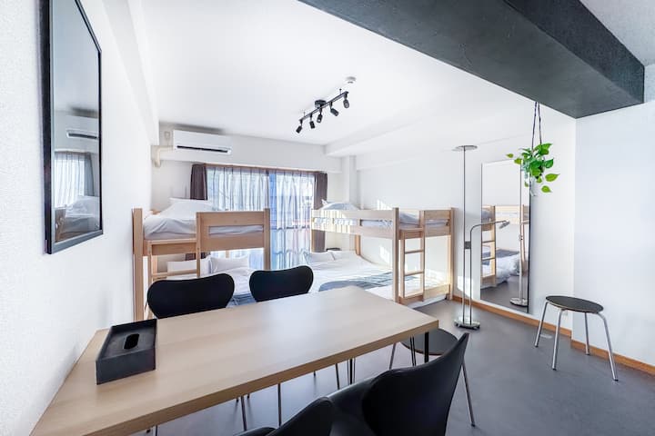 桜坂駅徒歩3分!天神や博多まで好アクセス/ 子連れ旅行歓迎 / Saka Hotel 202 - Fukuoka