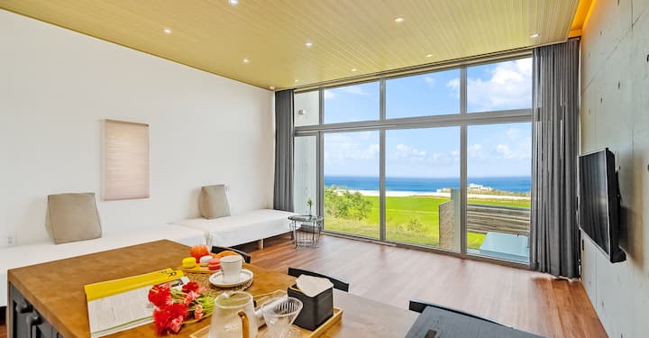 [경북 영덕] #동해안 일출 명소 #수영장 #오션뷰 #월풀 '오르또바다마을' 2동 - 영덕군