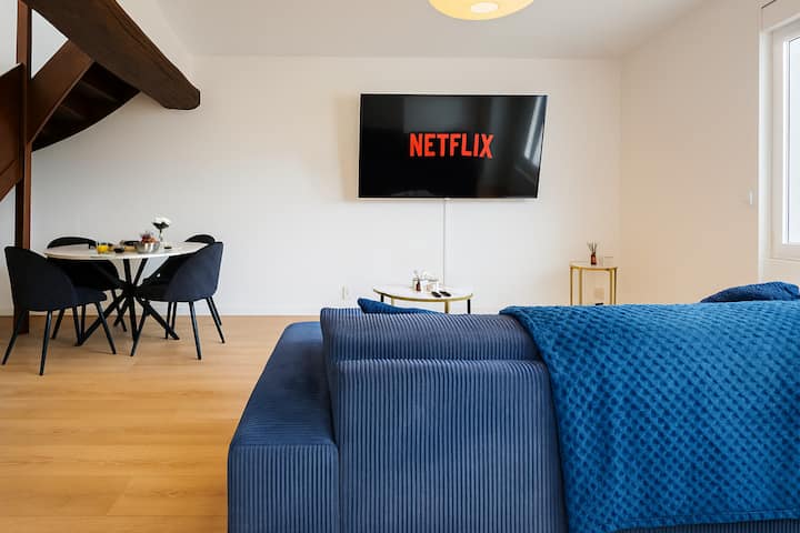 L’azur • Duplex Chic + Bureau • 5 Min Gare - Sens