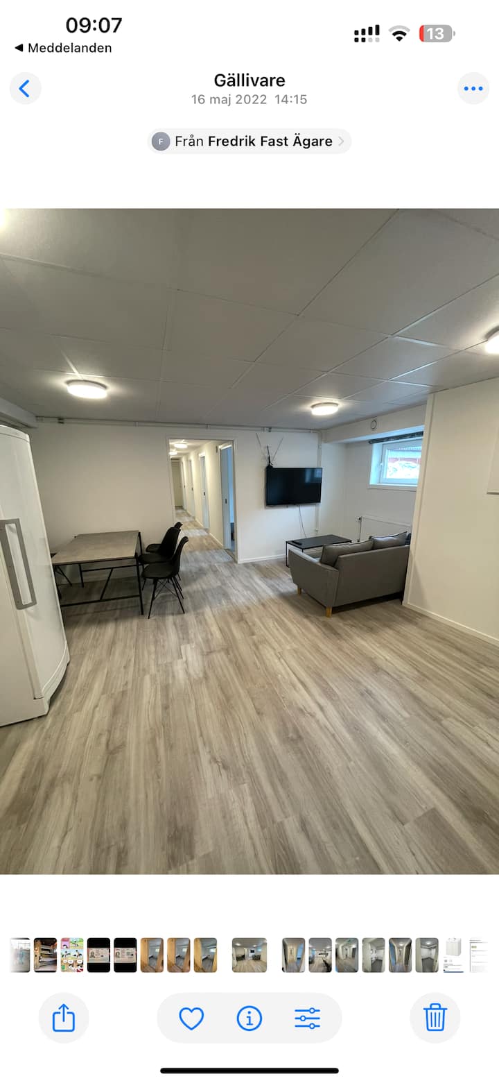 Stor Lägenhet Mitt  I Centrum Med 8 Sovrum - Gällivare
