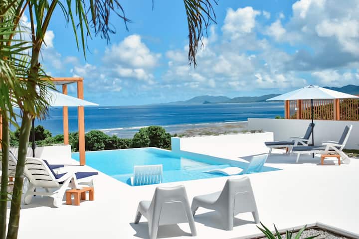 2025年9月 New Open! 新築のインフィニティプール付きヴィラ「オーシャンビュー石垣 波」 - 이시가키시