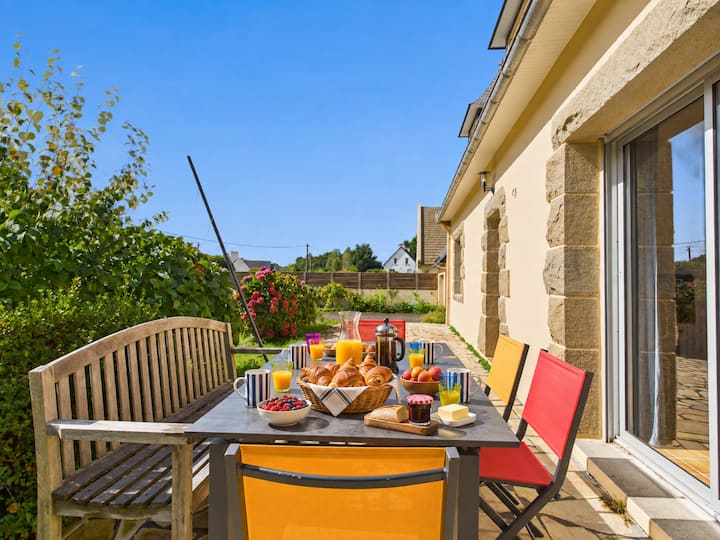 Plage à 800m, Maison Pour 11 Avec Jardin - Pont-Aven