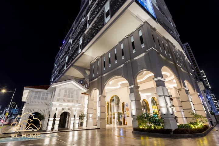 [25%off]luxe Fam 2bed Studio_2-4pax_komtar Seaview - George Town