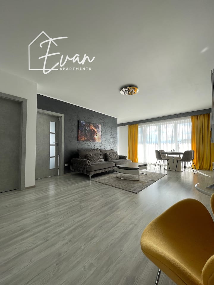 Modern City View Apartment By Evan Apartments - Nagyszeben