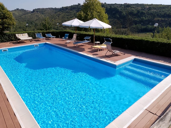 [Roma 25 Min] Villa Con Piscina E Vista Mozzafiato - Monterotondo