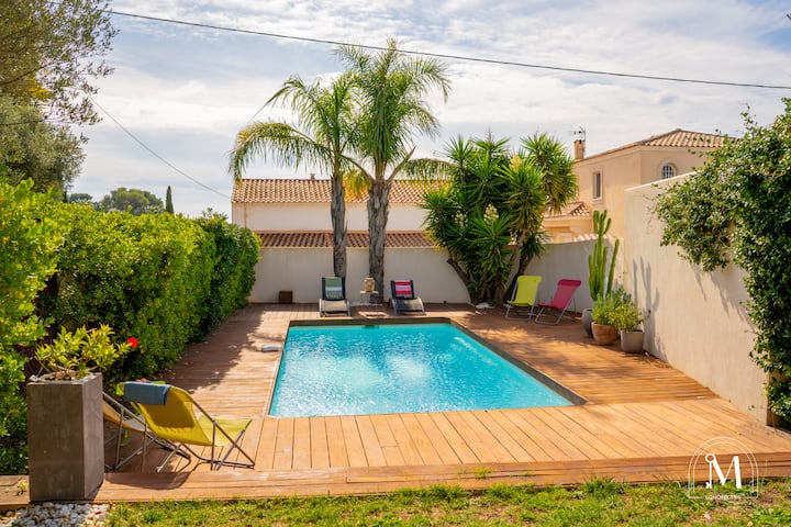 Maison Familiale Avec Piscine Et Jardin à Sanary - Sanary-sur-Mer