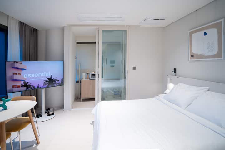 [꼬모까사] #해운대 #해수욕장3분 #원룸 #신축 #인피니티풀 #스파 #럭셔리 #무료주차 - Busan