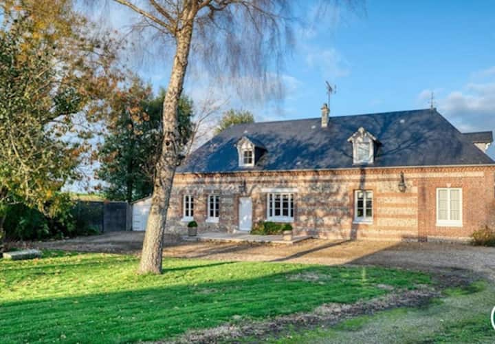 Grand Gîte Avec Cheminée, Jardin Et Proche Plage - Étretat