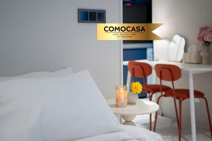 [꼬모까사] #해운대 #해수욕장3분 #원룸 #신축 #인피니티풀 #스파 #럭셔리 #무료주차 - Busan