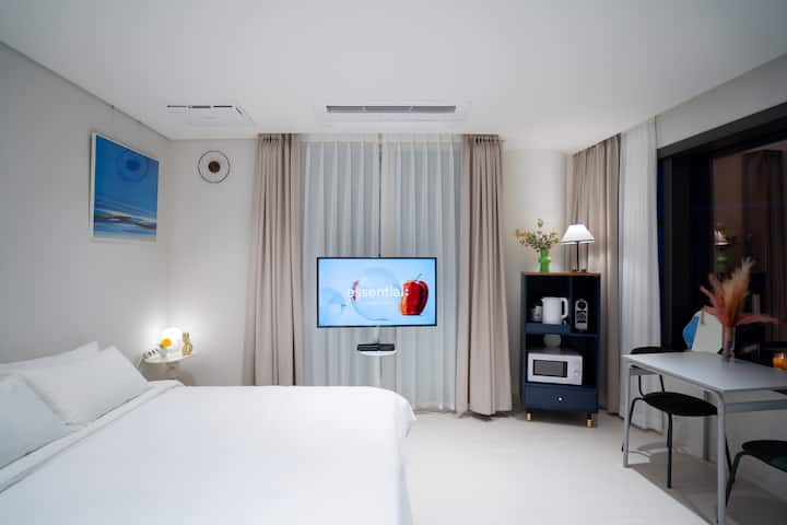 [꼬모까사] #해운대 #해수욕장3분 #원룸 #신축 #인피니티풀 #스파 #럭셔리 #무료주차 - South Korea