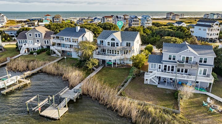 Heron House At N Topsail Beach Sound Side. - North Topsail Beach, NC