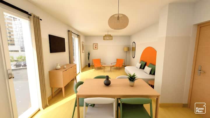 Appartement Standard 2 Chambres - Parking Privé A - Saint-Florent