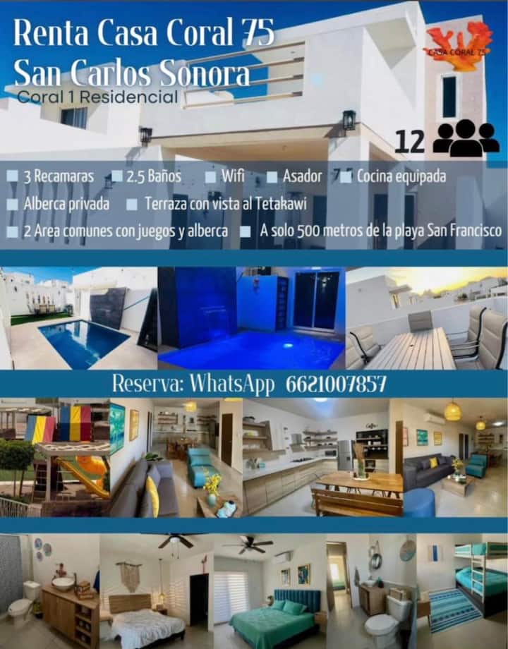 Casa Coral 1 Residencial - San Carlos Nuevo Guaymas