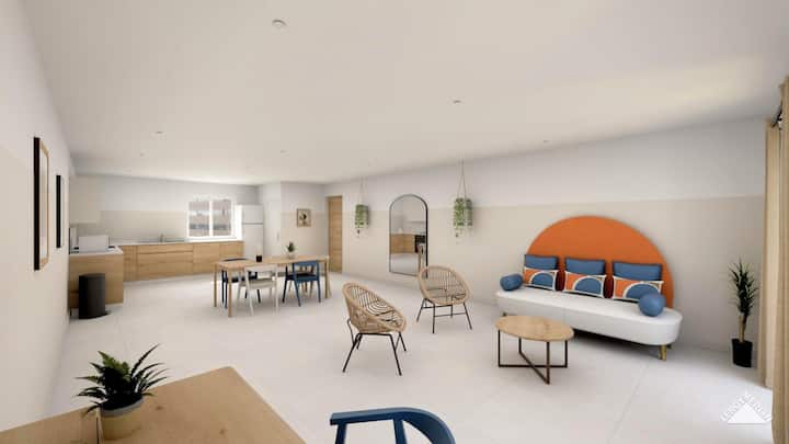 Appartement Confort - 2 Chambres - Parking Privé A - Saint-Florent