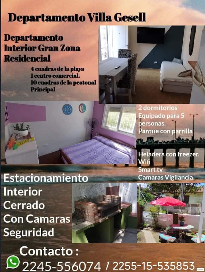 Departamento En Villa Gesell. - Villa Gesell