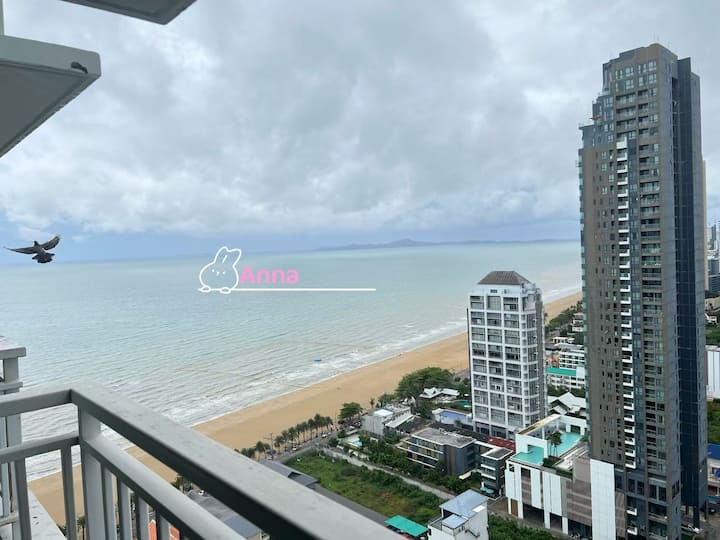 Jh02中天lumpini海景公寓/靠近海滩/无限网络/亲子游/家庭旅行/可做饭/一居一卫/可长租 - Tailândia