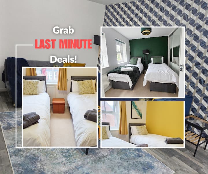 Hurryup|modern3bdrcozystay|northwichcentre|parking - Northwich
