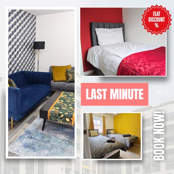 Hurryup | Elegant 3br | Northwich Centre | Parking - Northwich