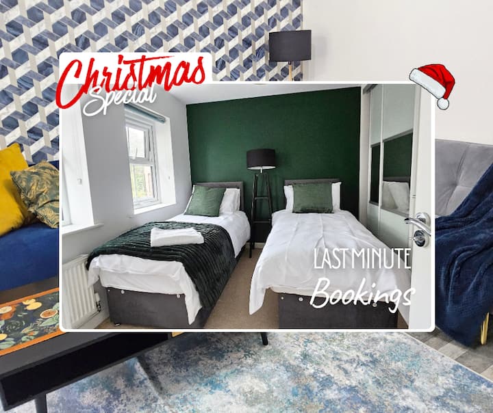 Cozy Xmas Stay With Parking, Northwich Town Centre - Northwich