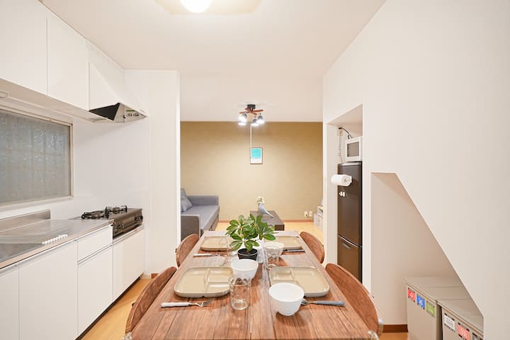 長期滞在に完璧｜専用ワークルーム｜3寝室ベッド5台｜東京の中心の貸切古民家｜六本木・銀座アクセス抜群 - Tokyo