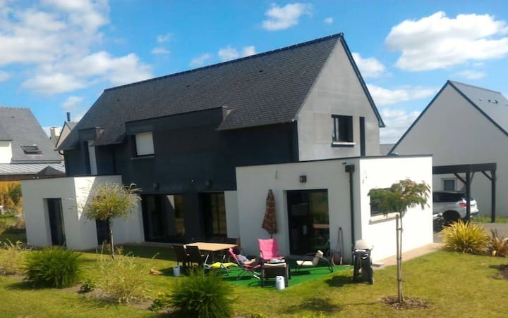 2 Chambres Avec Salle D’eau Et Toilettes Privées - Montauban-de-Bretagne