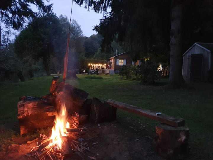 Chalet Entre Rivière Et Forêt - Mayenne
