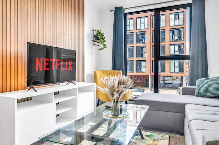 Digbeth - 2 Bed - 2 Bath With Free Park & Netflix - Birmingham