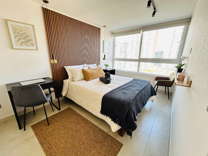 Nuevo Seguro Y Con Terraza | 5per | Ac | 20%off - Chile