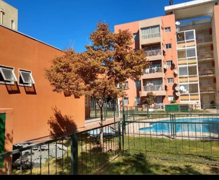 Depto. Amoblado, 4 Personas, Estacionamiento. - Rancagua