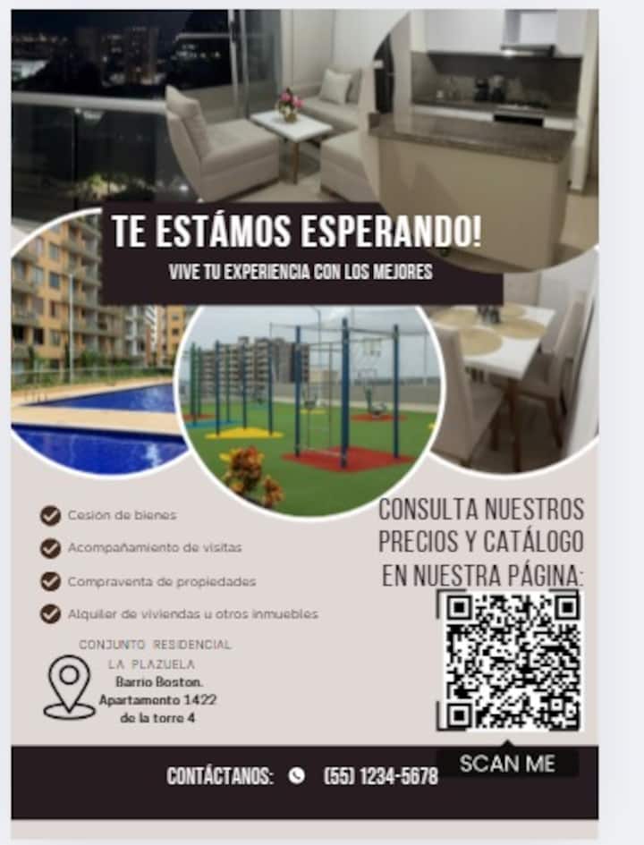 Apartamento Moderno Con Vista Panorámica En Boston - Barranquilla