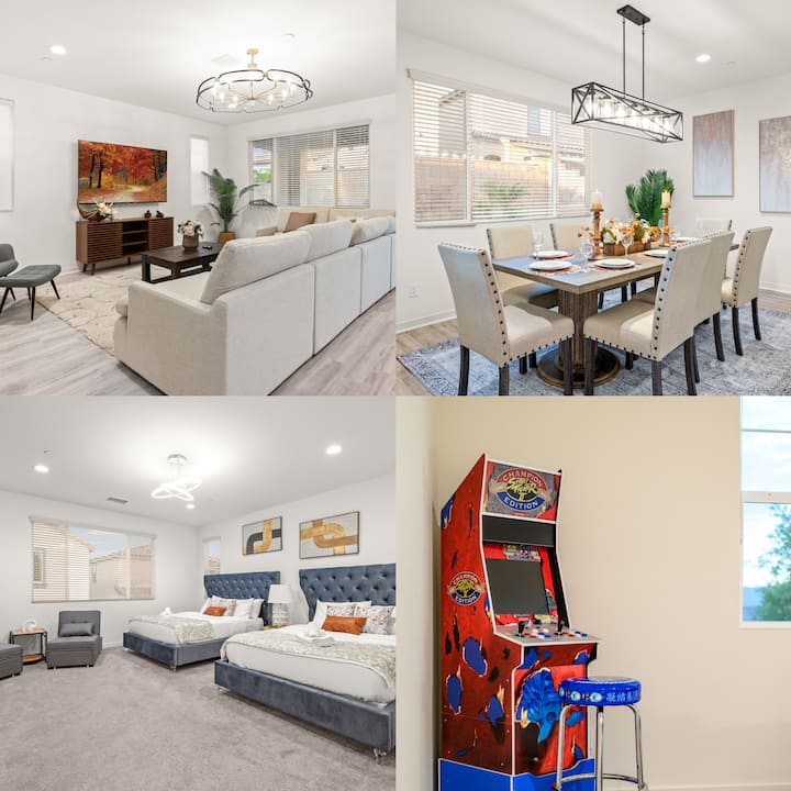Stylish 6br/8beds(4 King Beds) 3 Tvs/game Console - Ontario, CA