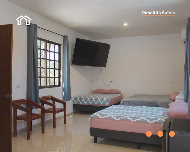 Panaltita 1 King And 2 Double Beds With Pool - Cancún