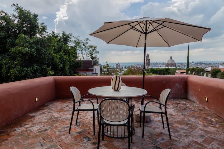 Pg1, Terrace With Views Just Steps From Downtown. - Mexico