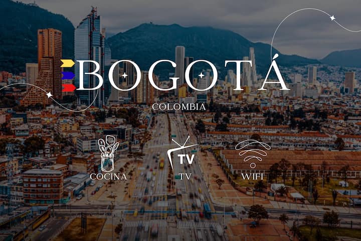 ¡New! Cozy Apt+wifi+hot Water+tv+kitchen @Bogotá - Bogotá