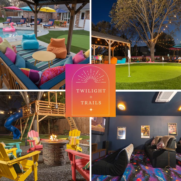 Arcade + Movie Theater + Pool Oasis + Near Airport - Hill Country Village, TX