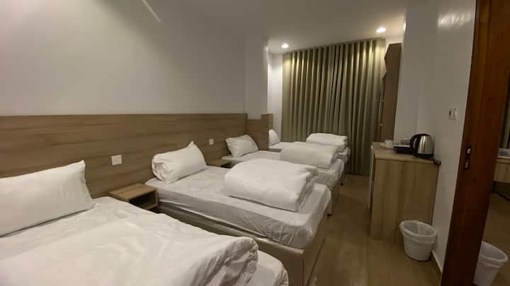 غرفتي نوم في ممشى قباء بالقرب من الحرم | A4 - Madinah