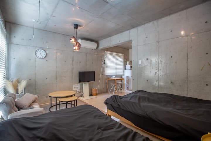 【静かで広々】1ldk｜難波1駅｜24時間セルフチェックイン｜最大6名 - Osaka, Japan