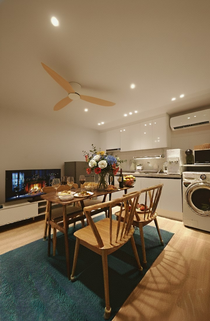 New@민락스테이@부분오션뷰@광안리바다1분@밀락더마켓30초@감성숙소@웰컴커피@무료주차 - Busan