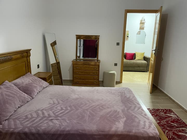 Chambre Avec Lit 2 Places Dans Apartment Modern - Safi