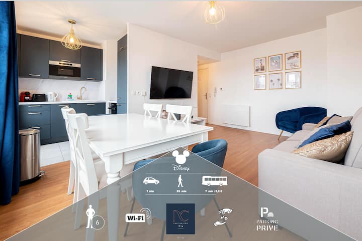 *Disneyland-paris* 6pers, Parking, Wifi - Serris
