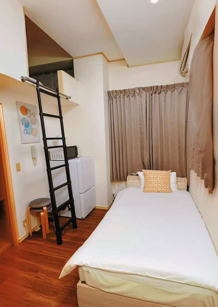 赤羽駅7分、シングル旅行に便利、空港乗り換え簡単、東京＆浅草20分、駅近&観光地も近い＃2d - Kawaguchi